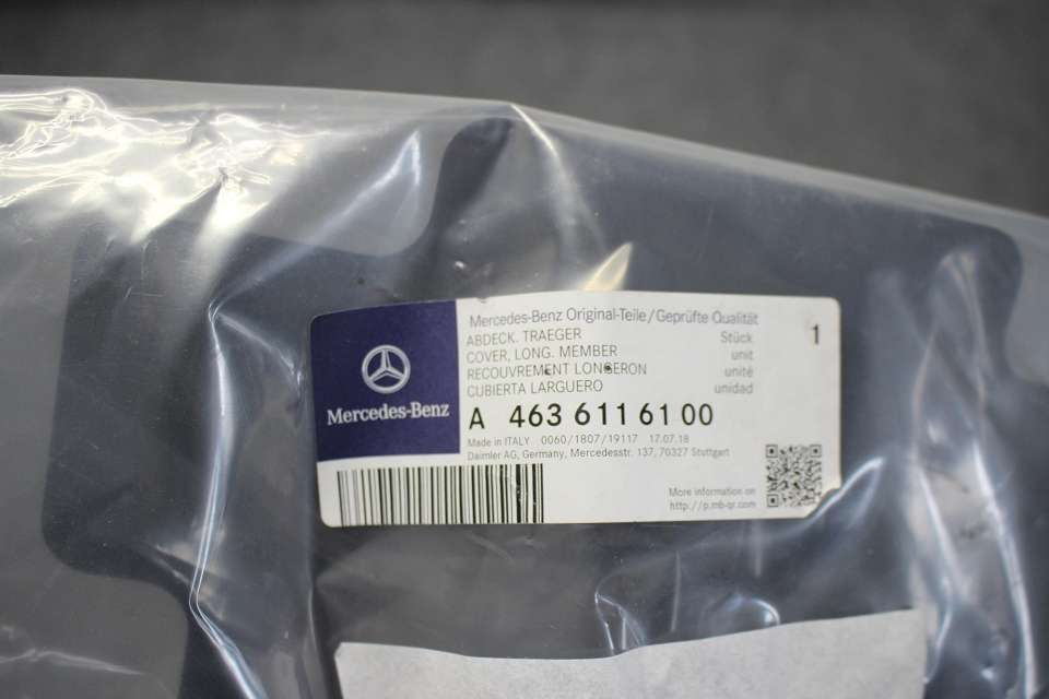 Mercedes G550 G36 AMG Abdeckung Längsträger links A4636116100 ...