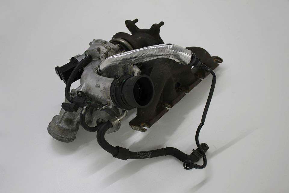 Original VW Golf 6 A3 8P Turbolader 2.0 TFSI 06J145702K Abgaskrümmer ...