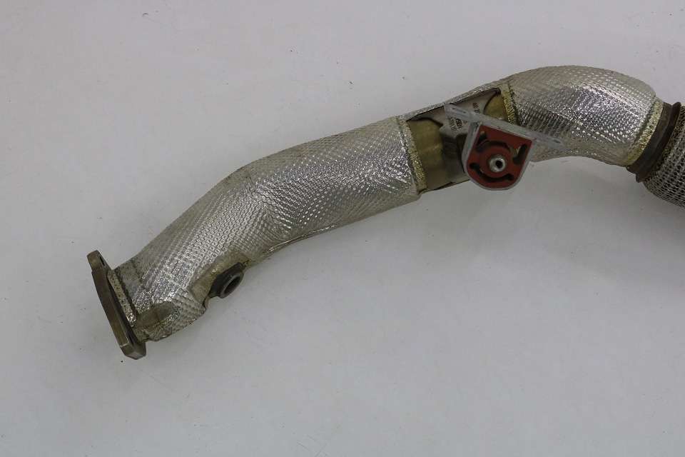 Original Audi Q7 4M Abgasrohr 4M0253350AS exhaust pipe 3.0 TDI Diesel ...